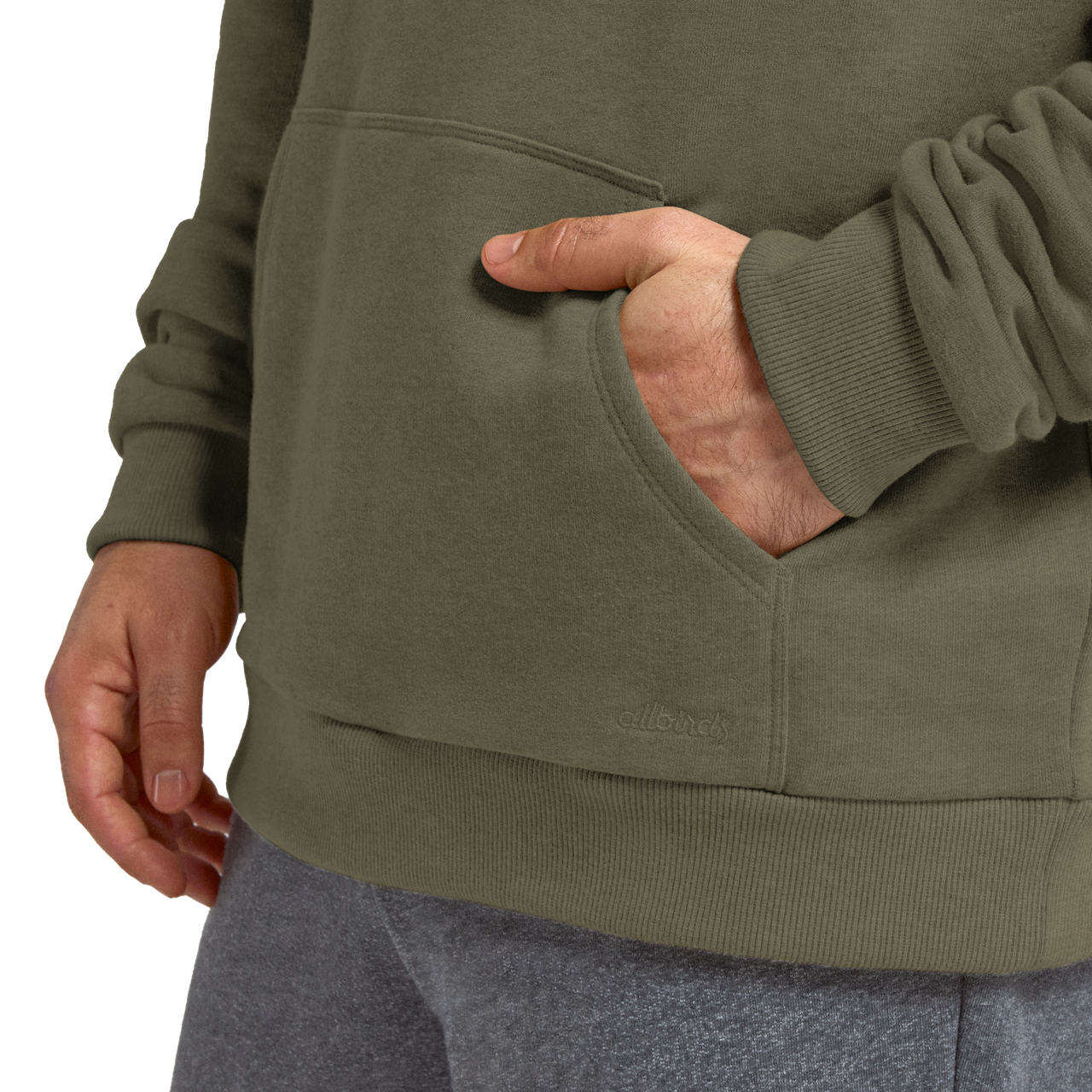 Unisex Merino Blend Hoodie - Burnt Olive